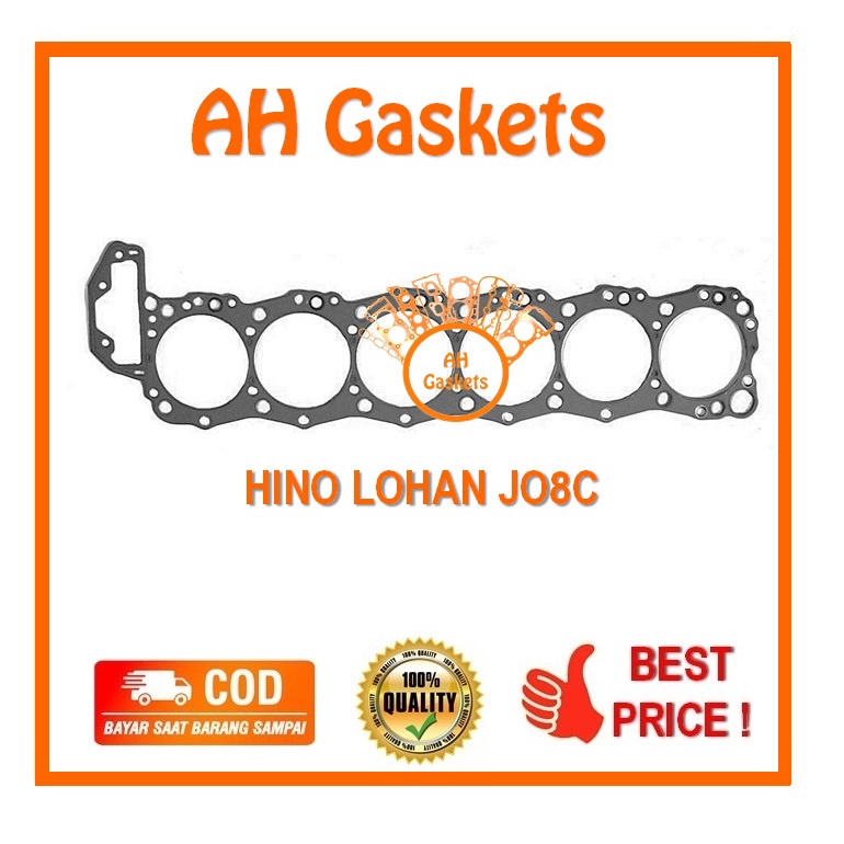 Jual Paking Head Hino Lohan 500 JO8C Paking Cylinder Head Hino FM260Ti J08C Lohan 500 Gasket ...
