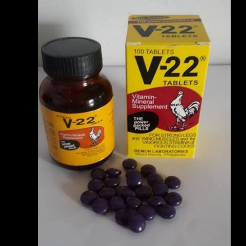 Jual V22 Obat Ayam Isi 100 Tablet Vitamin Untuk Ayam | Shopee Indonesia