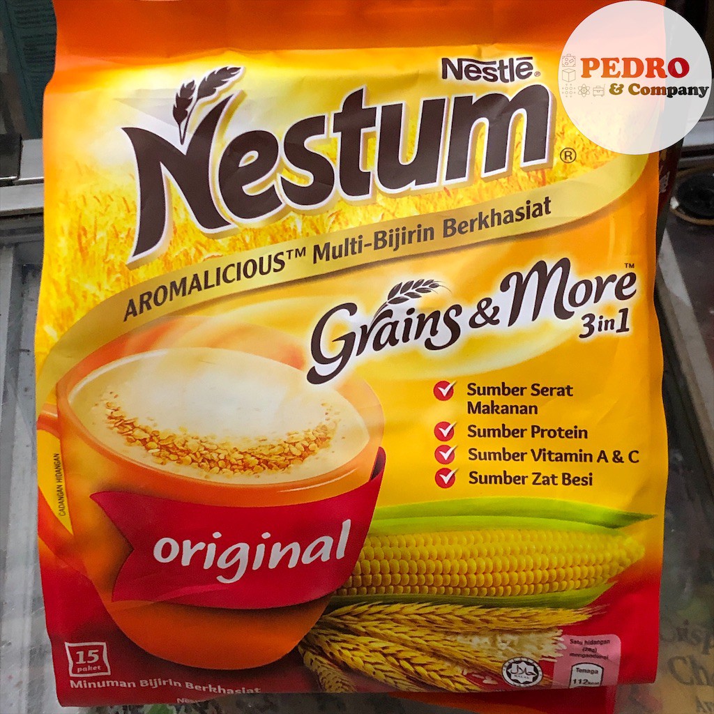 Jual nestle nestum 3 in 1 instant cereal milk drink (15 packet x 28 ...