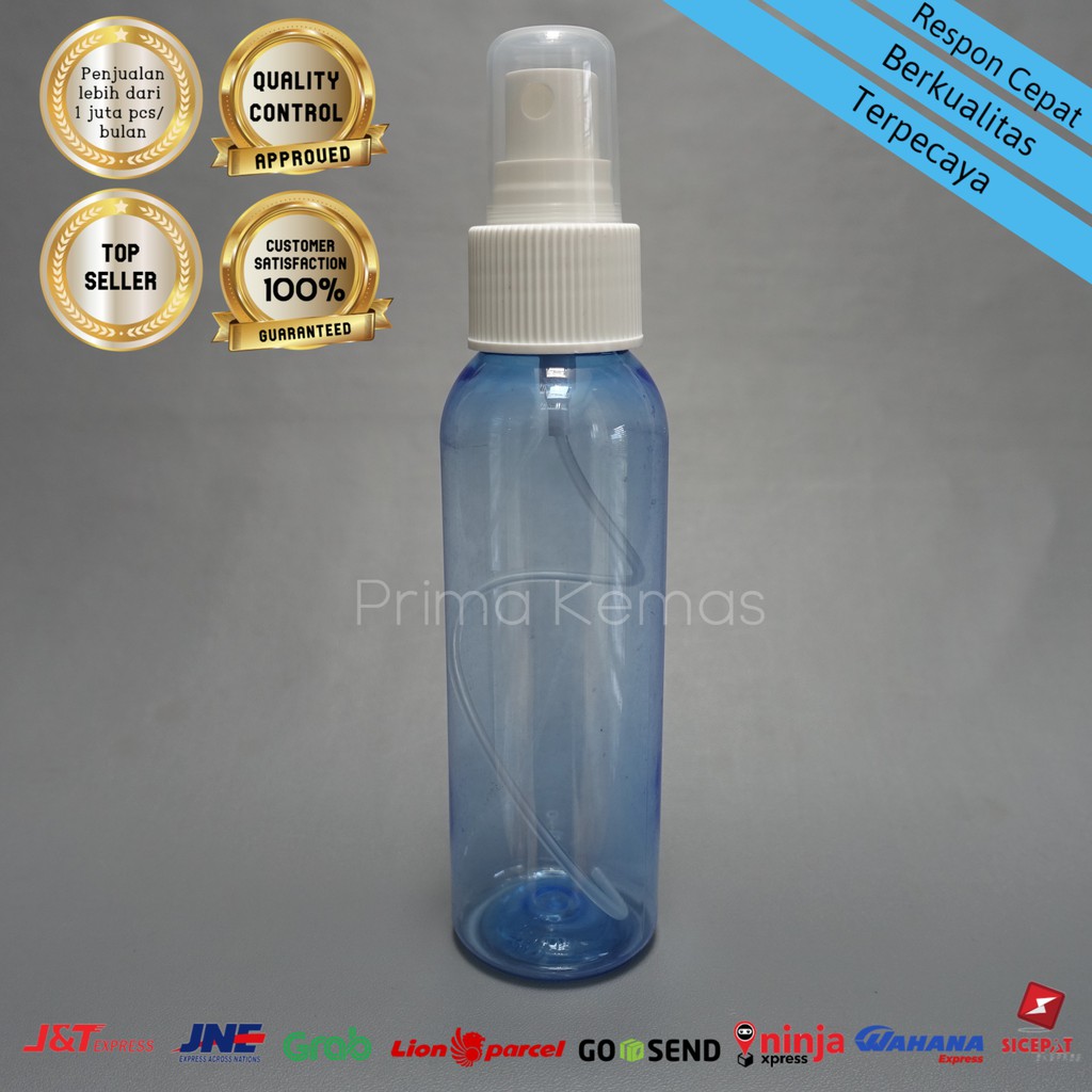 Jual Botol Sprayer 100 ml - botol kosmetik 100 ml - botol skincare Pet ...