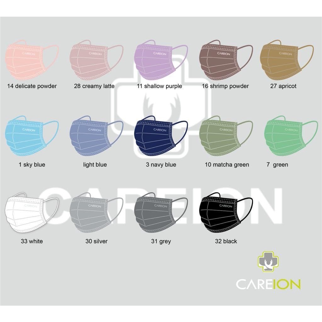 Jual MASKER EARLOOP 4PLY CAREION / EARLOOP CAREION/ EARLOOP WARNA ...