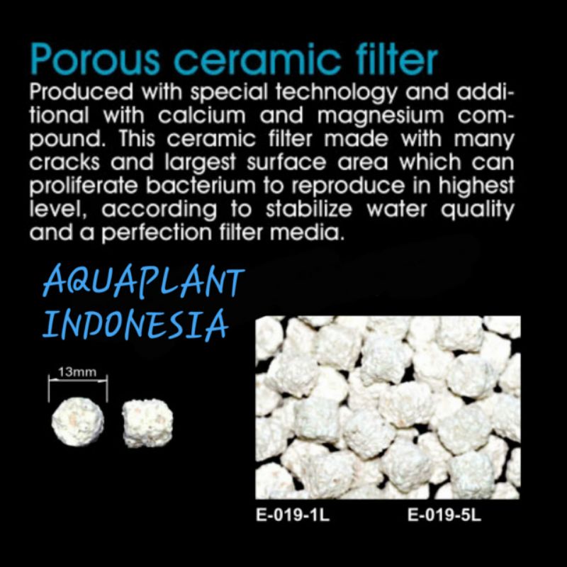 Jual Super Porous Bio Ceramic Aquarium Filter ( Small ) | Shopee Indonesia