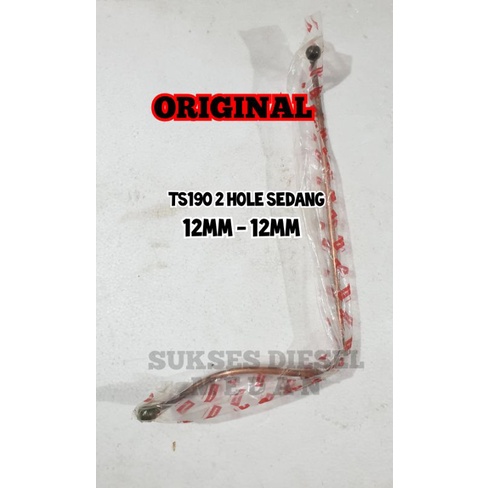 Jual TS190 2 Hole Sedang Lub Oil Pipe Selang Oli Olie Mesin Diesel Yanmar Original | Shopee ...