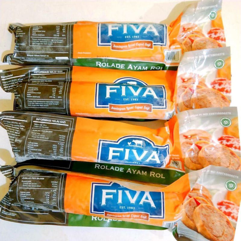 Jual Rolade Ayam Fiva 400gr | Frozen Food | rollade | Shopee Indonesia