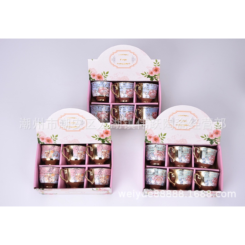 Jual Set Cangkir Teko Teapot Piring Set 5 IN 1 Keramik PREMIUM Europa ...