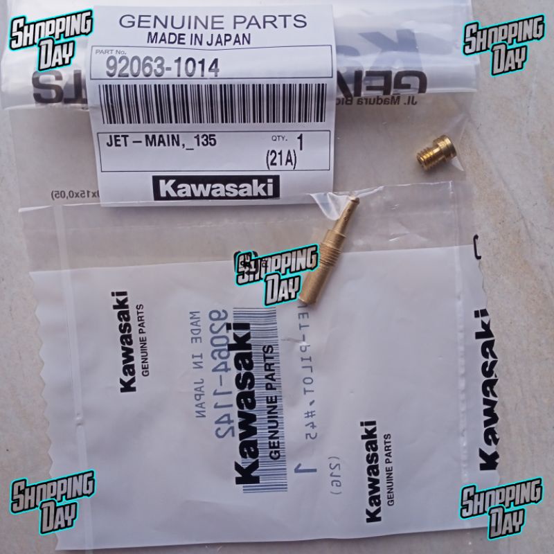 Jual pilot jet 45 main jet 135 ninja r pwl 26 ORIGINAL | Shopee Indonesia