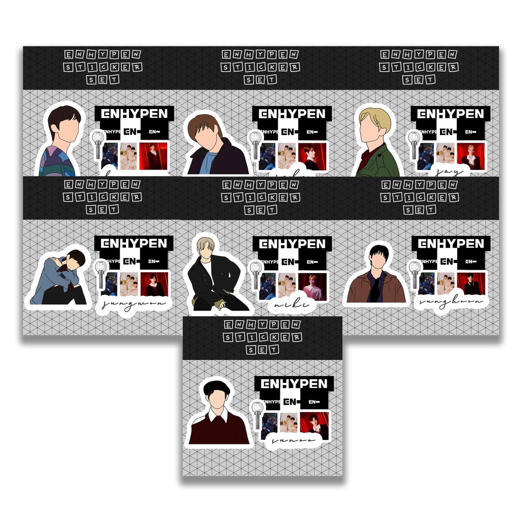 Jual ENHYPEN STICKER SET | Shopee Indonesia