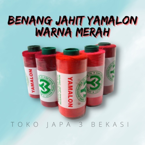 Jual Benang Jahit Yamalon Warna Merah Terlengkap Semua Varian / Benang ...