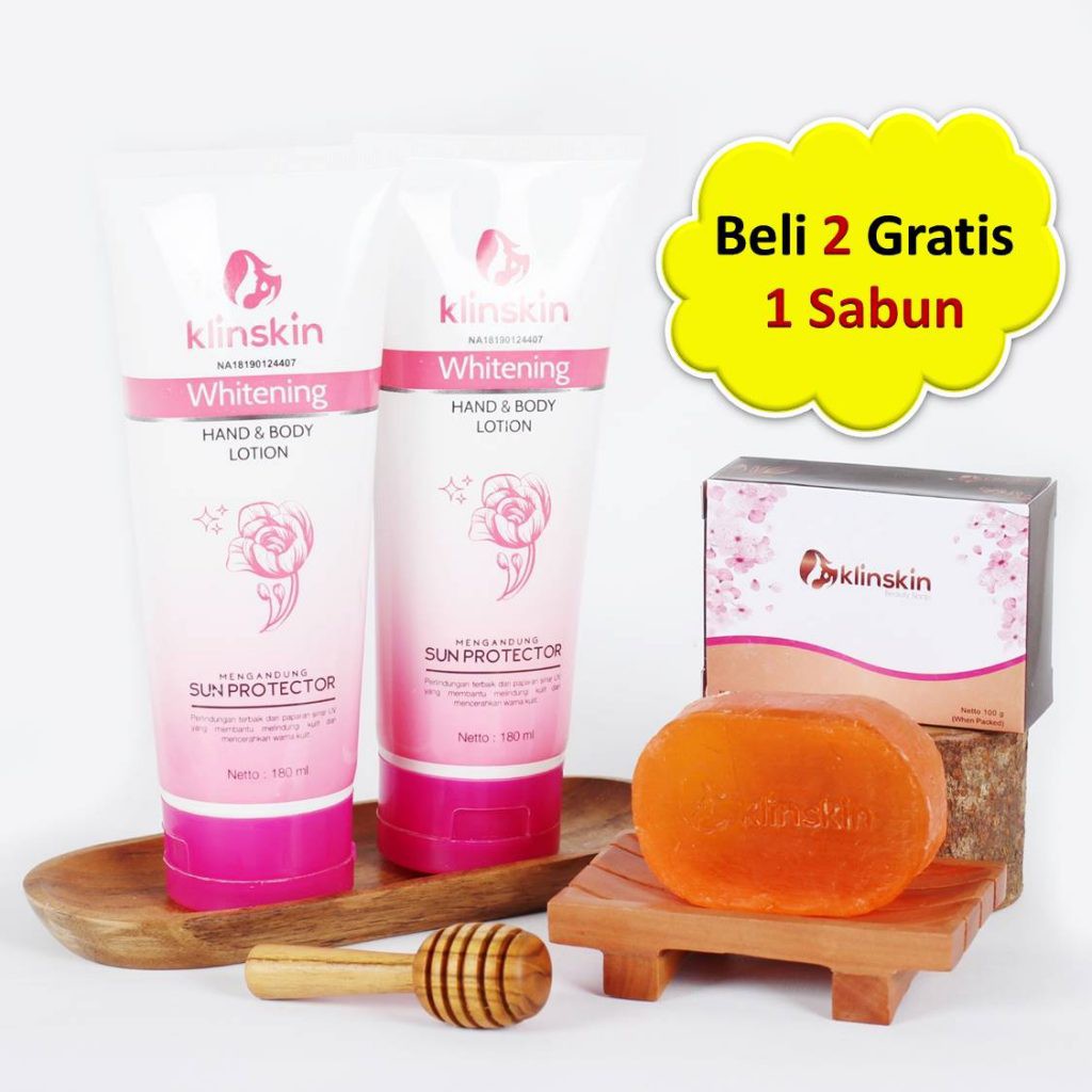 Jual Klinskin Whitening Hand & Body Lotion | KLINSKIN ORIGINAL | Shopee Indonesia