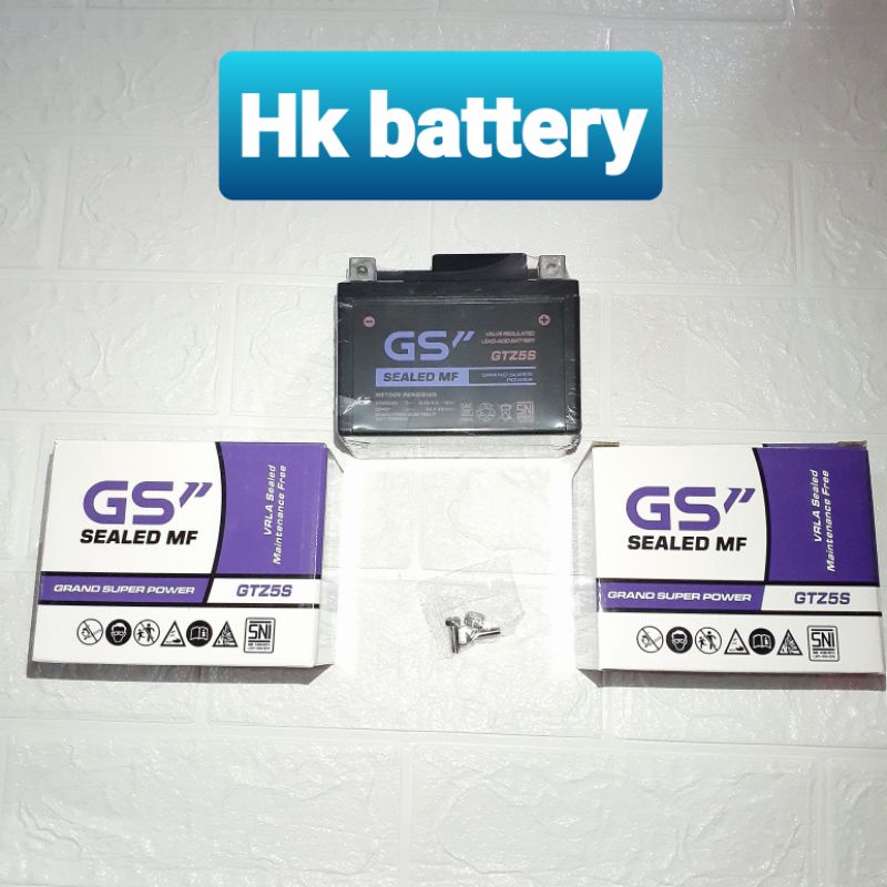 Jual Aki Motor Type GTZ5S Merk GS Golden Untuk motor Honda Beat Vario ...