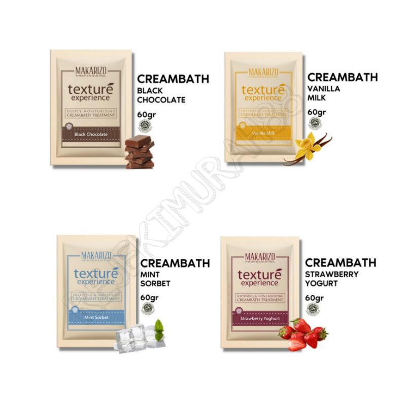 Jual Makarizo Professional Texture Experince Creambath Sachet 60g ...