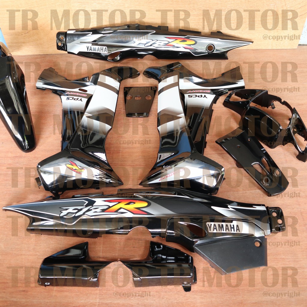 Jual Cover Body Fizr Full Set Sporty Hitam Full Set Halus Kasar Cover ...
