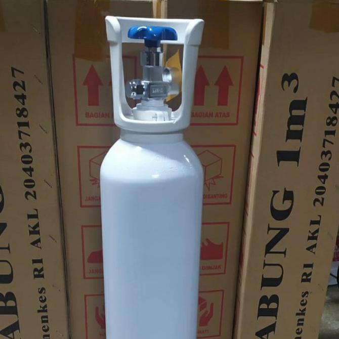 Jual tabung oksigen 1 m3 sudah ada isi o2 | Shopee Indonesia