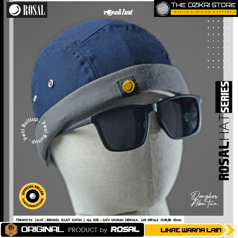 Jual Peci Cap Miki Hat MikiHat Built Up Muslim Pria ROSAL | Shopee ...