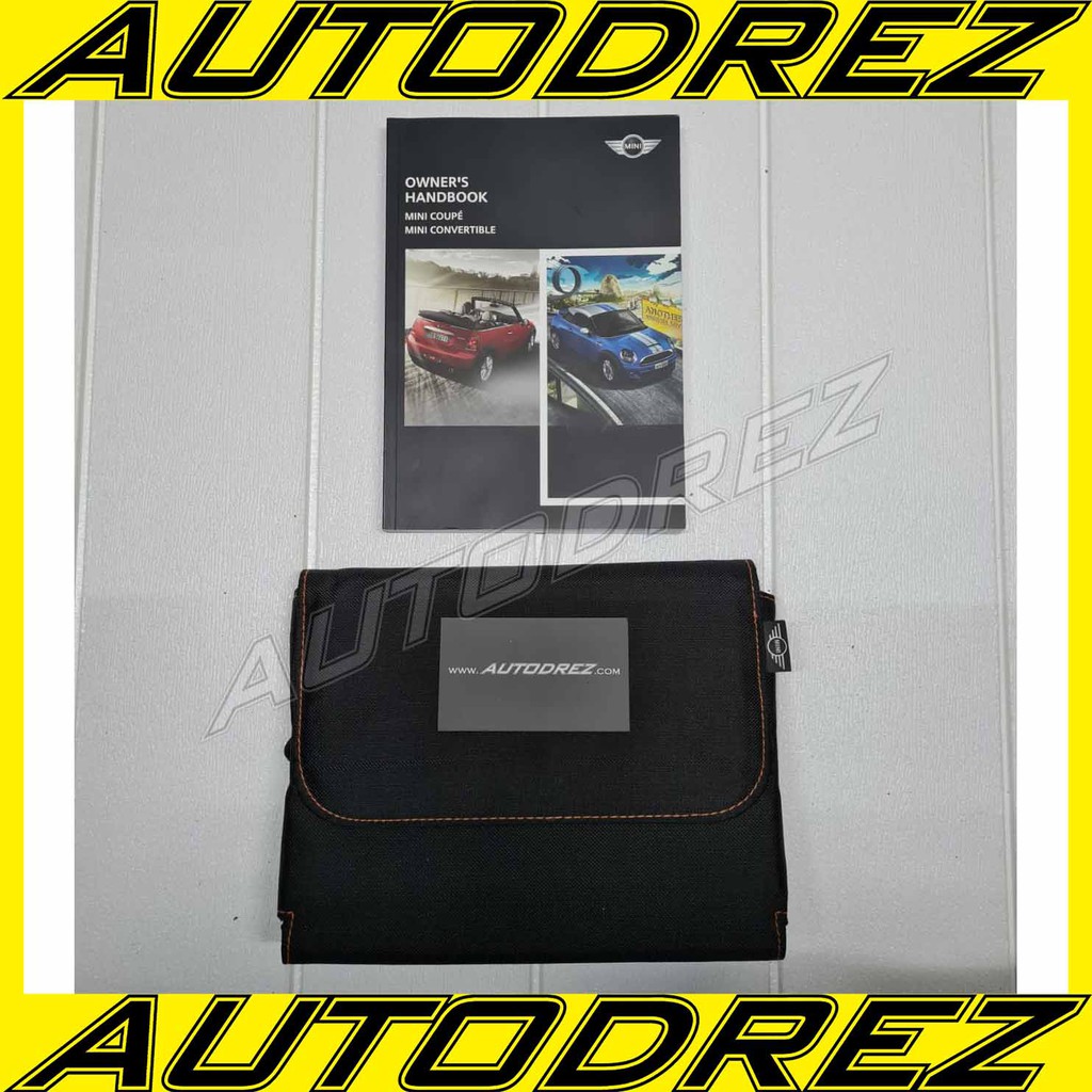 Jual Buku Manual Book Mini Cooper R56 R58 Coupe Original | Shopee Indonesia