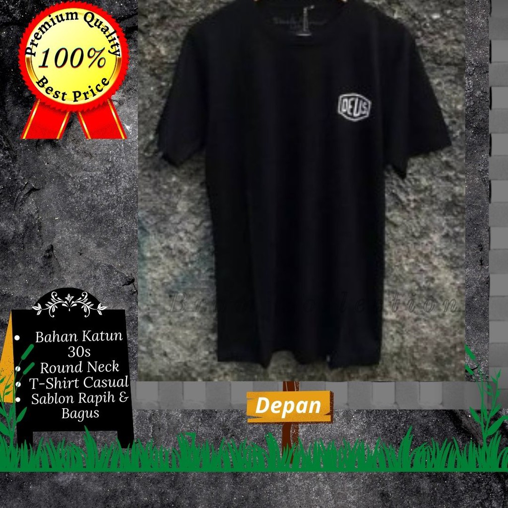 Jual Baju Distro Kaos Distro TShirt Distro Premium Quality Logo DEUS ...