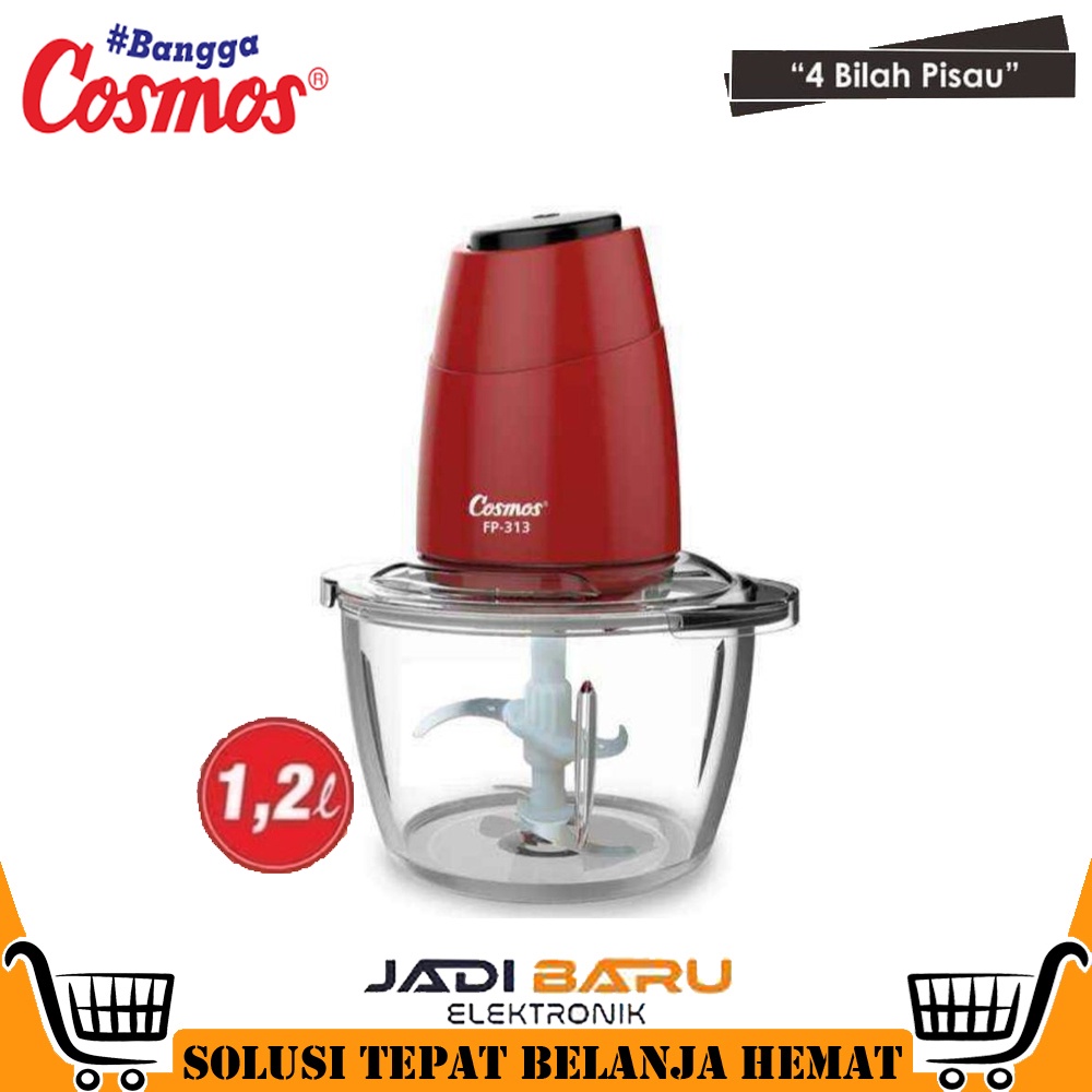Jual (READY COD) Chopper Cosmos FP313 - Food Prosessor With Turbo Knob 1.2Liter Cosmos FP313 ...