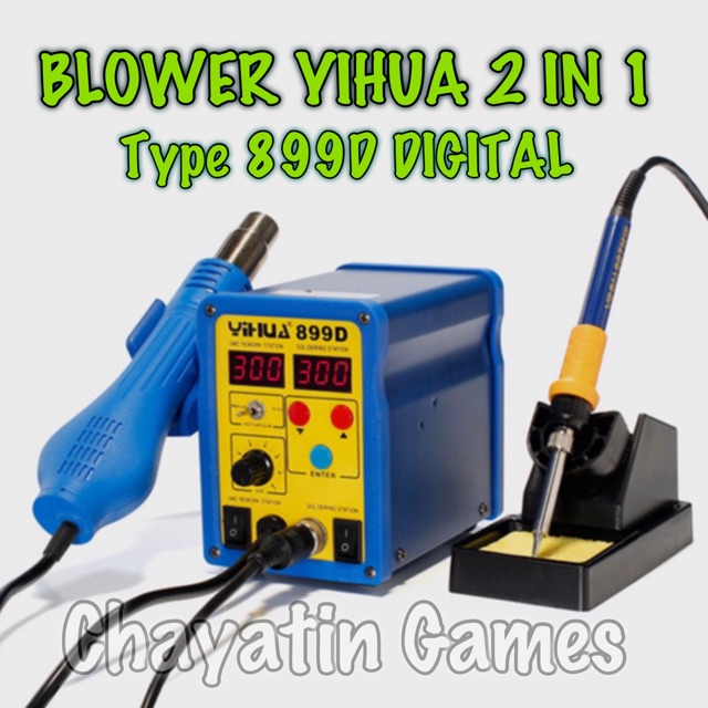 Jual BLOWER SOLDER UAP ORI YIHUA 899D DIGITAL - SOLDER STATION - 2 IN 1 ...