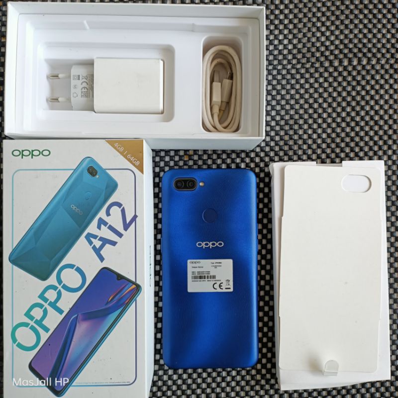 Jual OPPO A12 4/64 SECOND FULLSET ORI | Shopee Indonesia