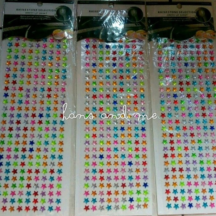 Jual Original Deco Case Payet Tempel Sticker Manik Bintang Diskon ...