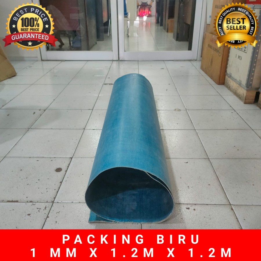 Jual packing gasket asbes sheet lembaran biru 1000 1 mm 1.0 mm 1,0 mm | Shopee Indonesia