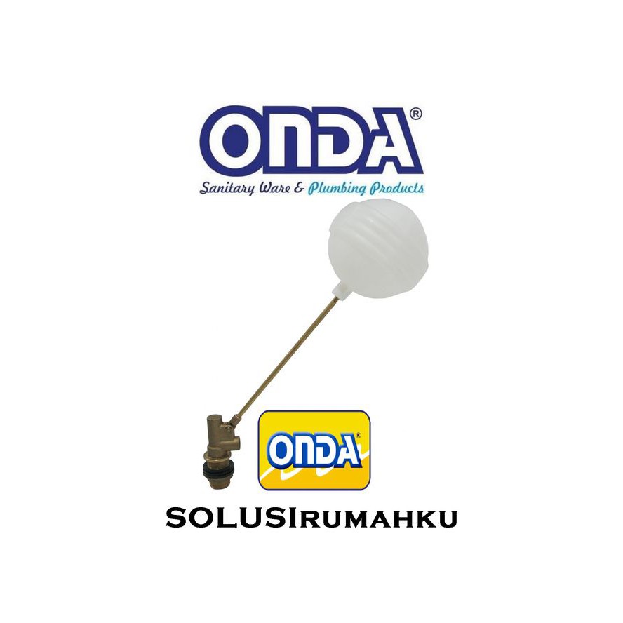 Jual ONDA Pelampung Kuningan 1" / Floating Tap 1 inch / Sensor Air ...