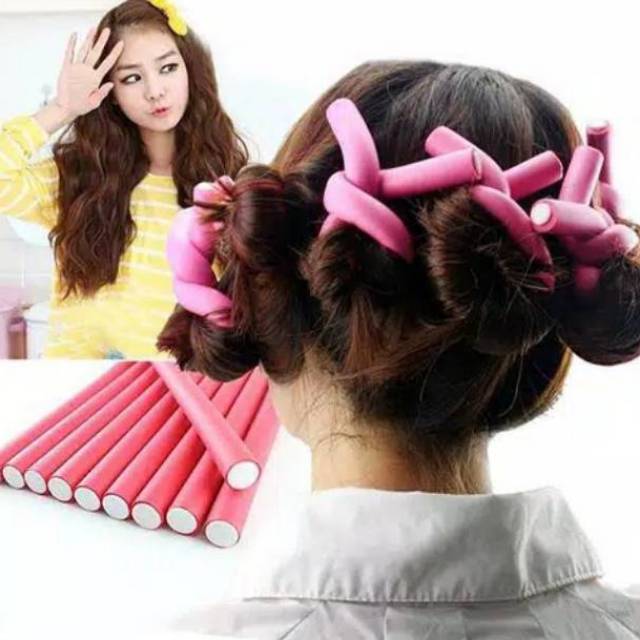 Jual hair curler magic curler magic curly alat penggeriting rambut alat ...