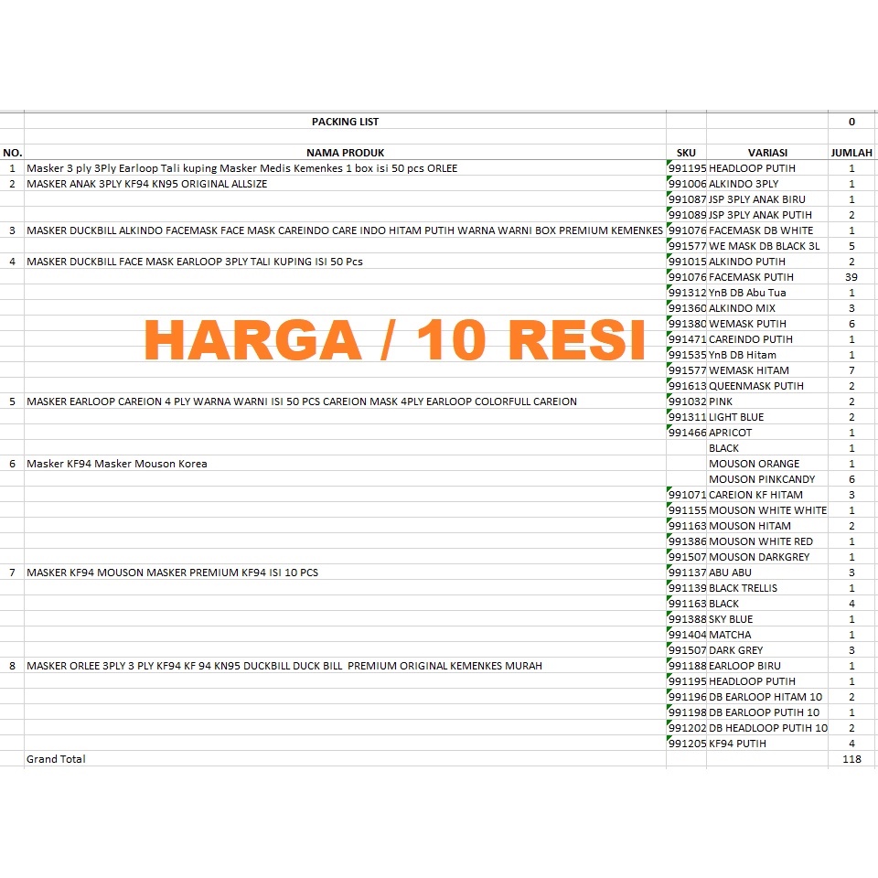 Jual Mengatasi Double Print Resi / Jasa Report Penjualan Shopee / Jasa ...