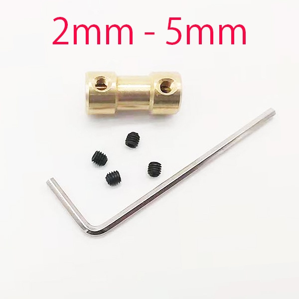 Jual Drive Shaft 2-5mm Connector Motor Coupling 2x5 mm 2mm - 5mm ...