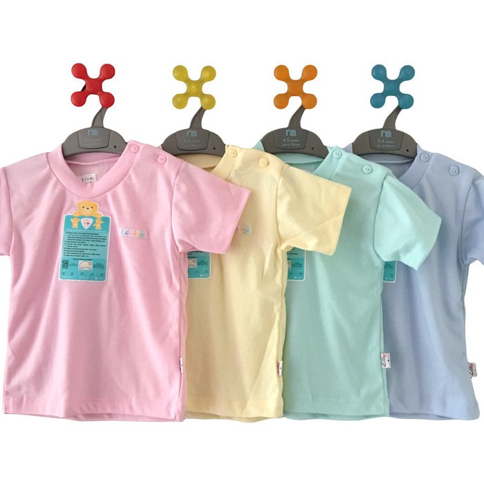 Jual LIBBY Baju Bayi Kaos Oblong Lengan Pendek Warna Polos Size S / M ... Jual LIBBY Baju Bayi Kaos Oblong Lengan Pendek Warna Polos Size S / M ...