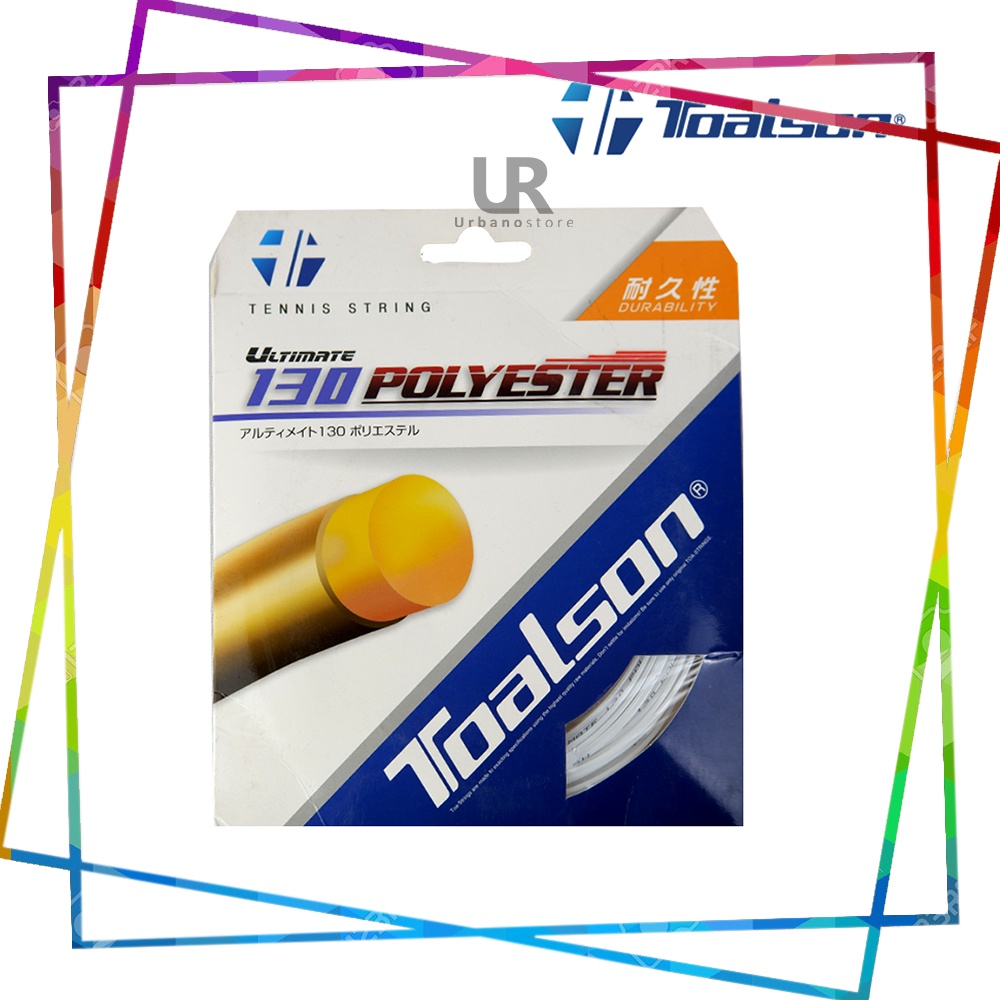 Jual Senar Raket Tenis Lapangan Toalson ULTIMATE 130 POLYSTER | Shopee ...