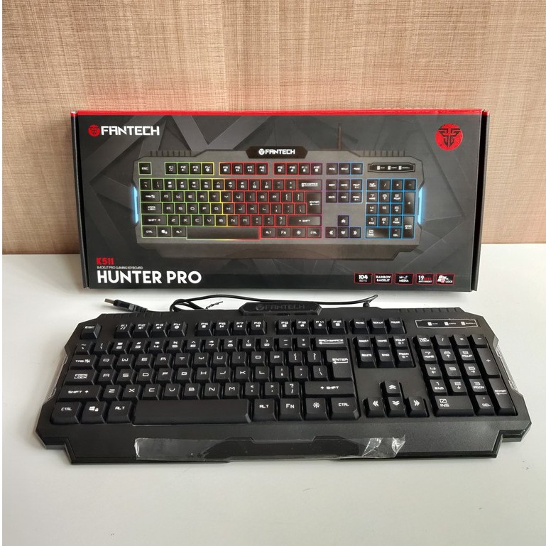 Jual Fantech Backlit Pro Gaming Keyboard Hunter Pro (K511) | Shopee ...