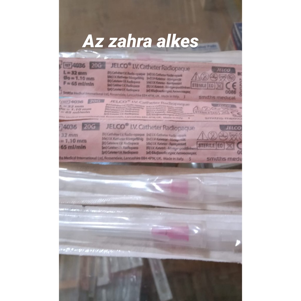 Jual PROMO Abocath Jarum Infus jelco Iv Catheter 20G | Shopee Indonesia