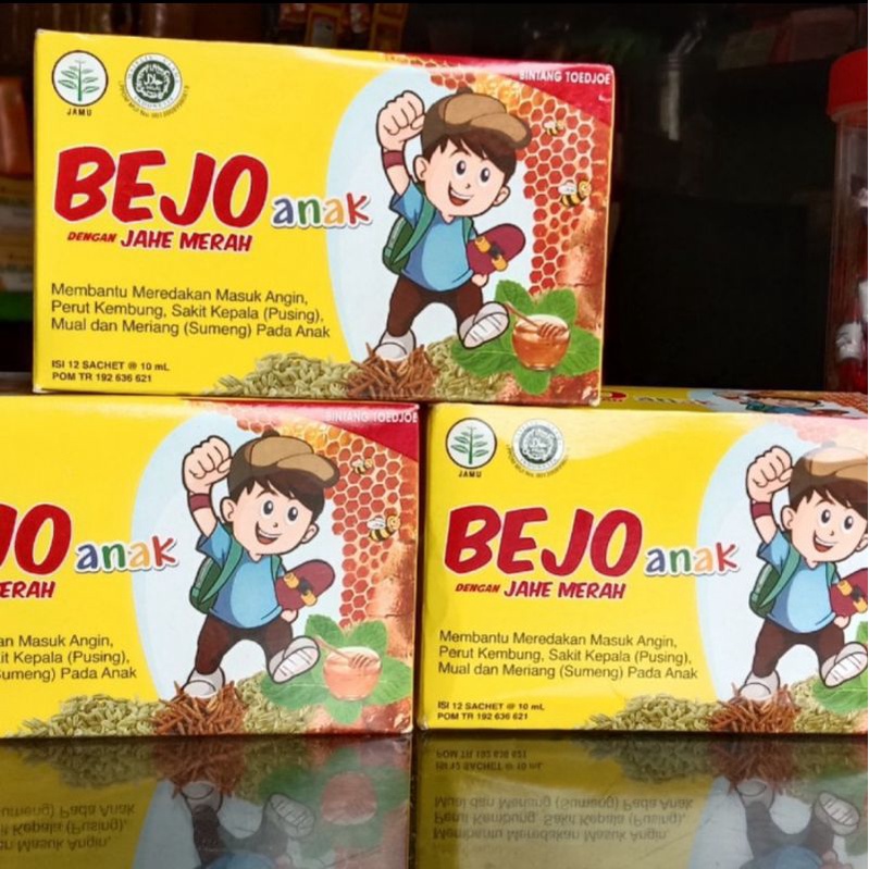 Jual BEJO ANAK JAHE MERAH BINTANG TOEDJOE - per BOX @ 12 SACHET | Shopee Indonesia