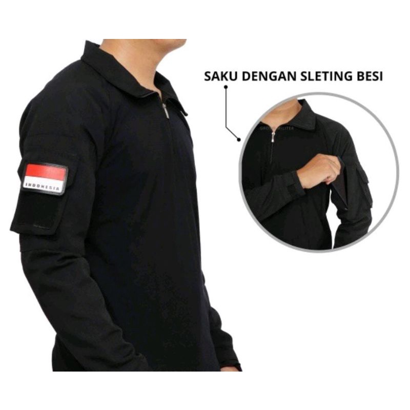 Jual KAOS TACTICAL BDU LENGAN PANJANG KAOS LAPANGAN | Shopee Indonesia