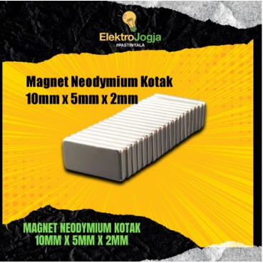 Jual Magnet Neodymium Kotak 10 x 5 x 2 mm | Magnet Kotak 10 x 5 x 2 mm ...