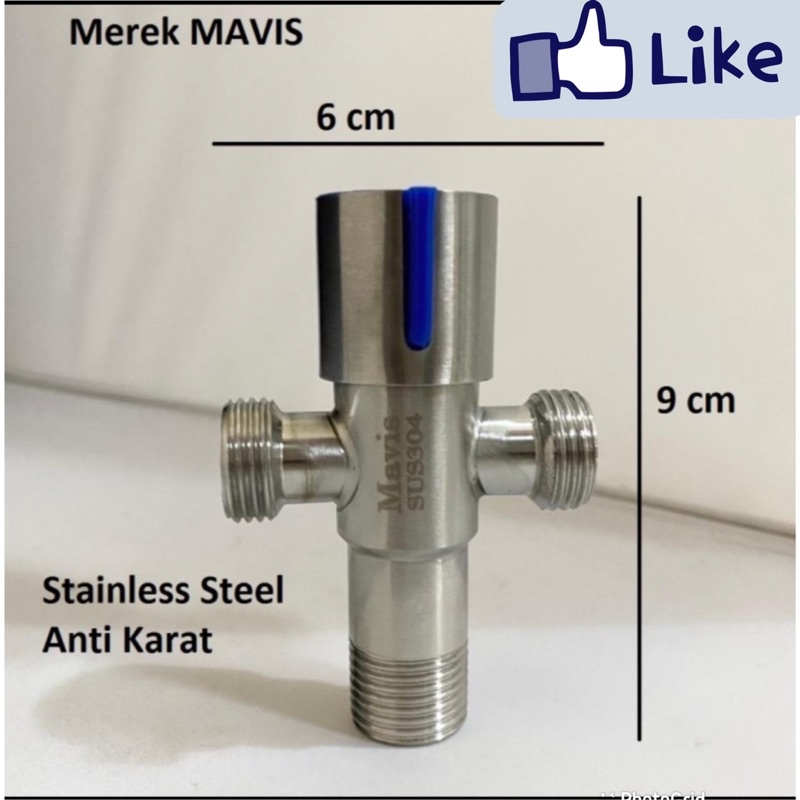 Jual Stop kran T kran shower palang stanlis sus 304 STOP KERAN T CLOSET SUS 304 kran air ...