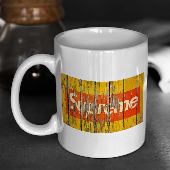 Jual Supreme Vintage Logo On Old Wall Design Turnpike Mug Keramik ...