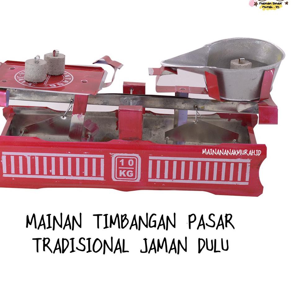 Jual cbg.>stz-458 Mainan Timbangan Pasar Tradisional / Timbangan Jadul ...