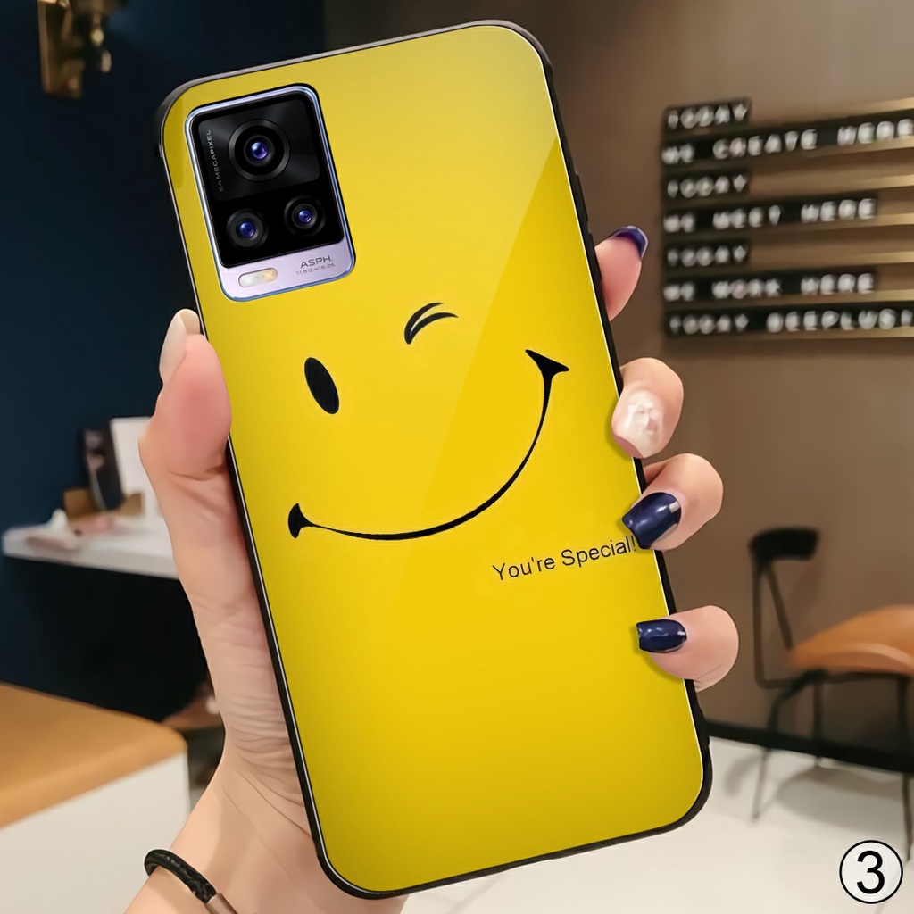 Jual LS494 Softcase Glass Kaca Kilau VIVO V20 V29 5G V29E 5G Y17S V27 5G V27E V25 5G V25E Y16 ...