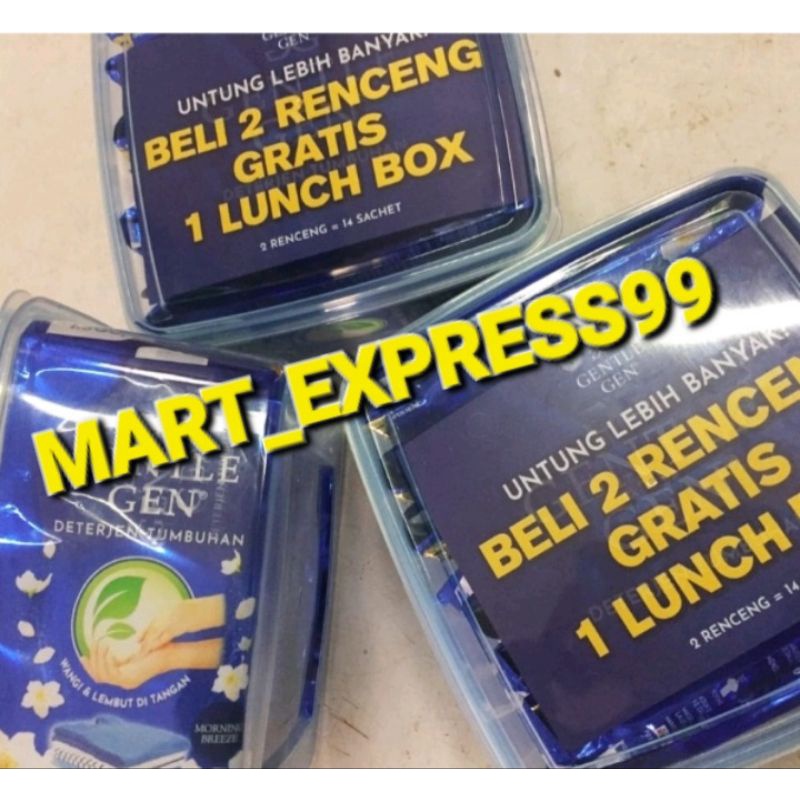 Jual GANTLE GEN sachet 55gr FREE launch box | Shopee Indonesia