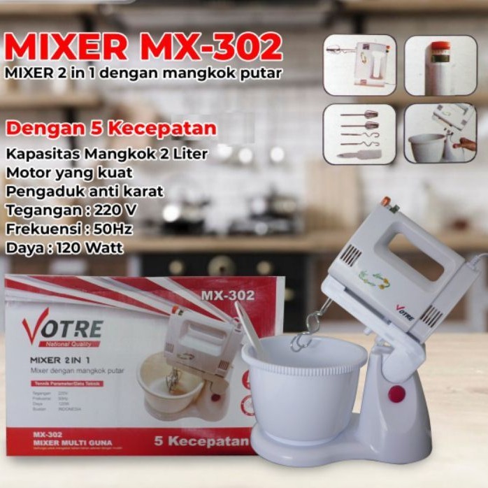 Jual stand mixer mx302 | Shopee Indonesia