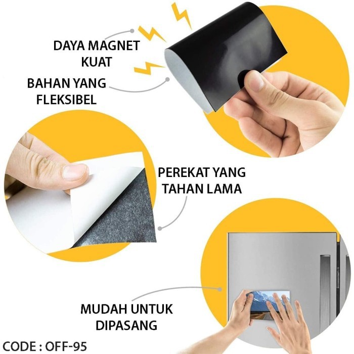 Jual MAGNETIC SHEET - LEMBARAN MAGNET - BISA DIPOTONG UNTUK TEMPELAN ...