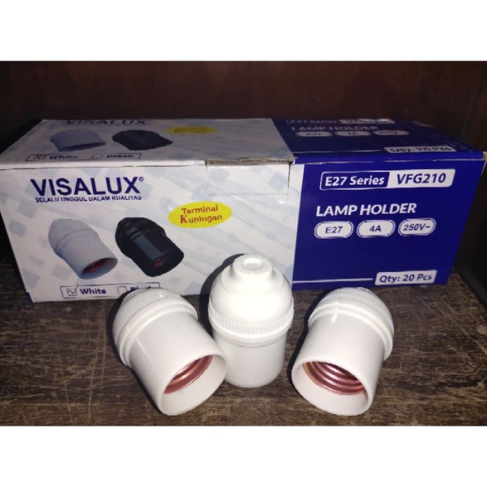 Jual Visalux VFG210 Fitting Lampu Gantung Terminal Kuningan | Shopee ...