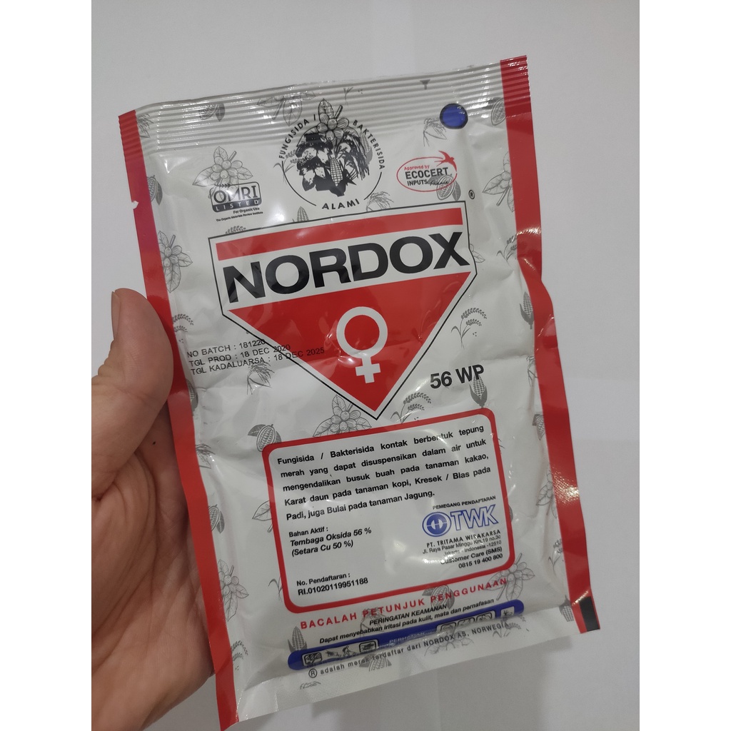 Jual Nordox 56WP 100 gram Fungisida + Bakterisida Obat Jamur Tanaman ...