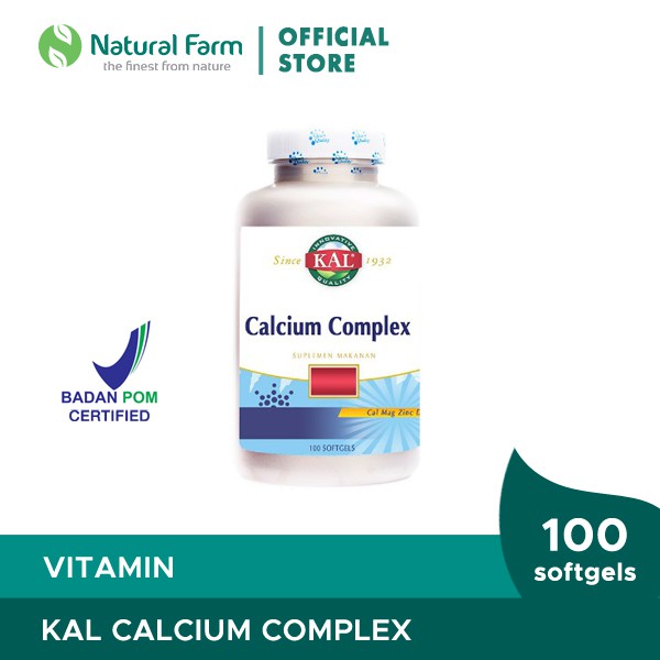Jual KAL Calcium Complex [100 Softgels] | Shopee Indonesia