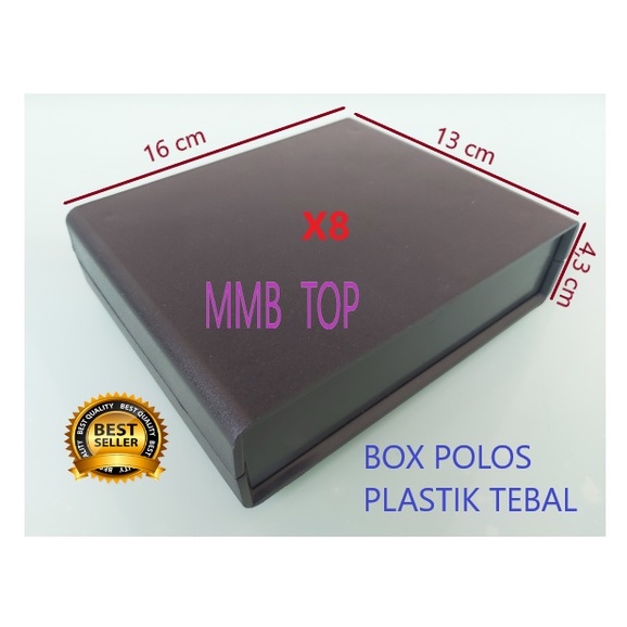 Jual Box Polos X 8 Plastik / Box Polos Hitam Serba Guna | Shopee Indonesia