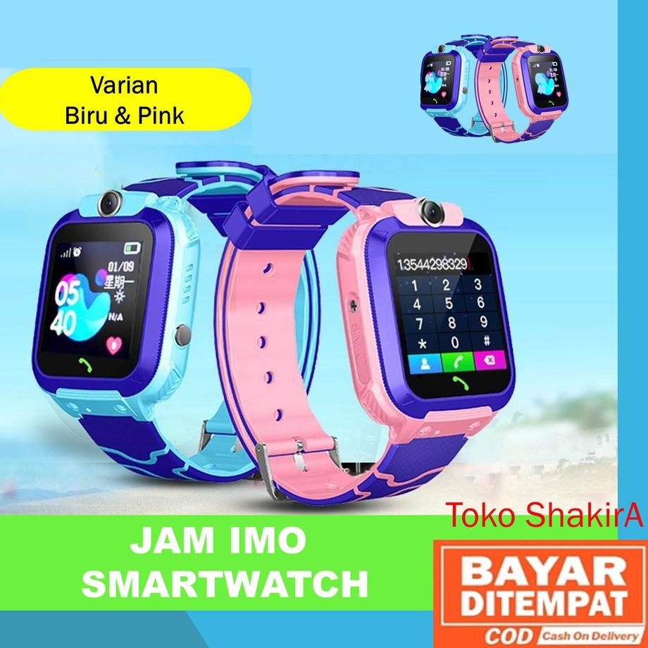 Jual Hot Sell.. Jam Imo Aimo Smartwatch Waterproff Smart Watch Anak Cowo Cewe Anti Air Jam ...