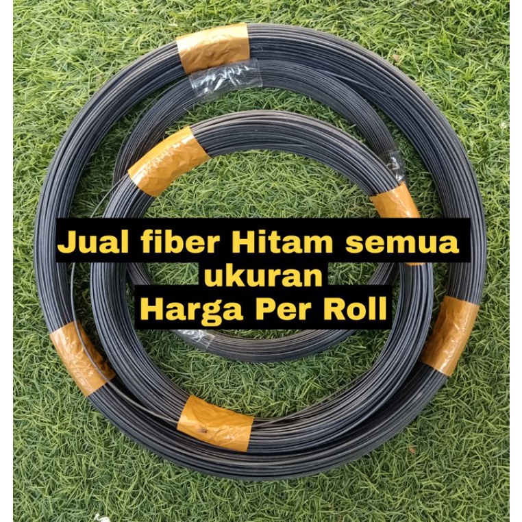 Jual Ruji Fiber hitam semua ukuran untuk sangkar, dongdang, layangan ...