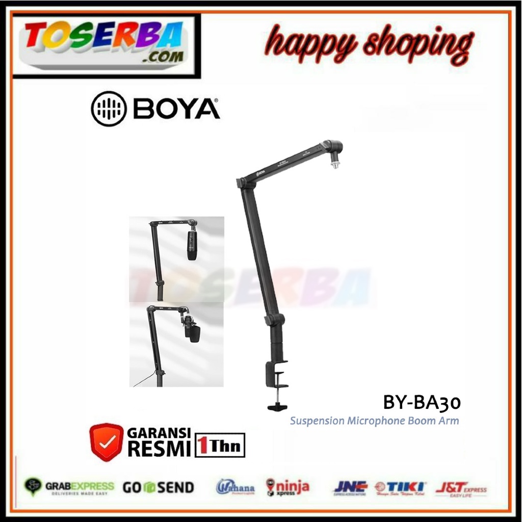 Jual Boya BY-BA30 Suspension Microphone Boom Arm with C-Clamp Mount | Shopee Indonesia